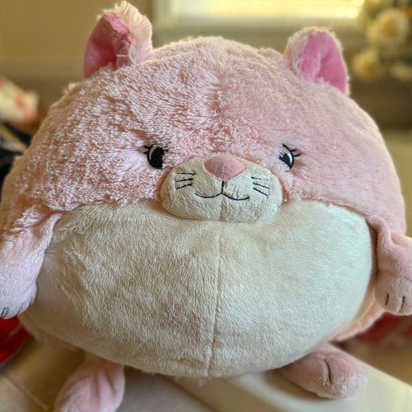 Toys | Squishable Pink Kitty Cat Plush 12 Stuffed Animal Toy Cuddly Lovey | Poshmark